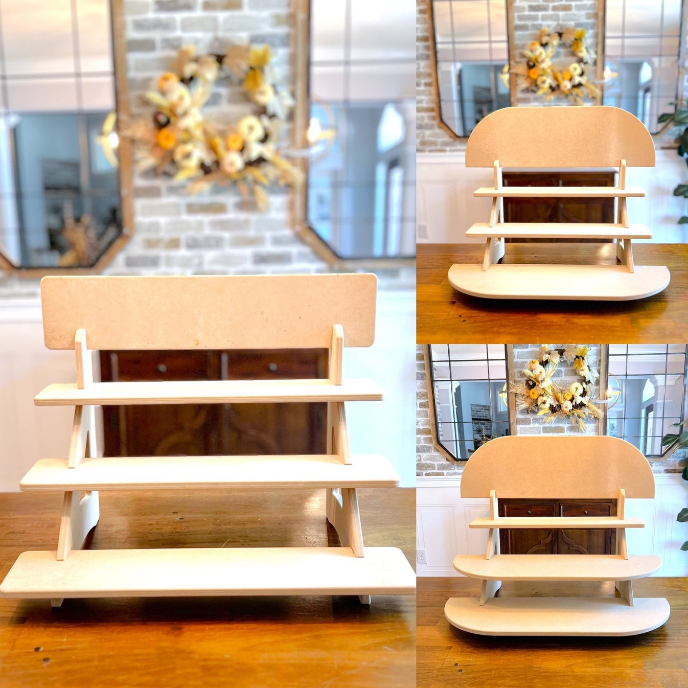 2-Pack MDF Display Stands $160 – Wood Evolutions
